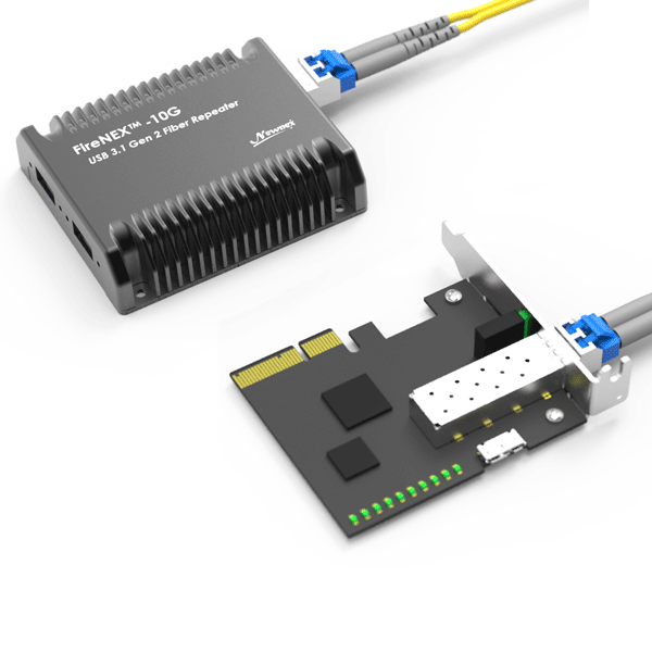 USB 3.1 Gen 2 10G Extender over Optical Fiber