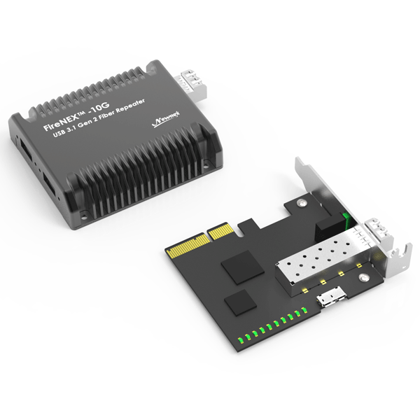 USB 3.1 Gen 2 10G Extender over Optical Fiber