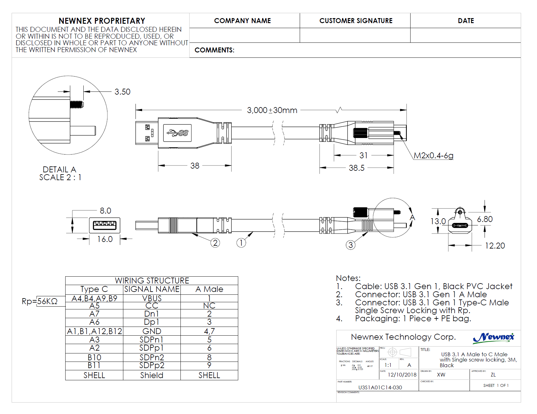USB C to USB Legacy Connector Cable – A to C, B to C, Micro USB to C